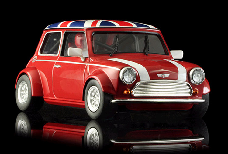 BRM Mini Cooper Classic Union Jack Red | Slotcars und Slotcar Zubehör