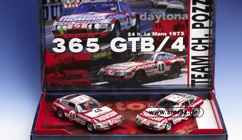 FLY Ferrari 365 GTB-4 Team CH. Pozzi | Slotcars und Slotcar Zubehör