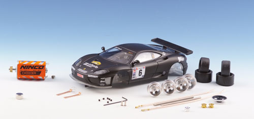 Ninco Ferrari 360 NGT black lighting kit | Slotcars und Slotcar Zubehör