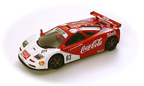 PRS McLaren GTR Coca Cola white-red | Slotcars und Slotcar Zubehör