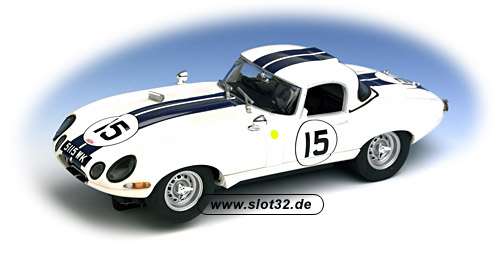 REVELL Jaguar E type white # 15 LM 1963 | Slotcars und Slotcar Zubehör