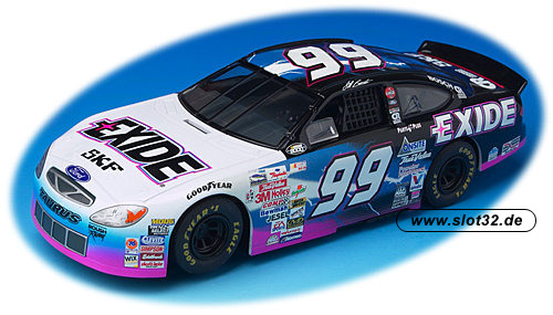 SCALEXTRIC Nascar Taurus Exide 99 # 99 | Slotcars und Slotcar Zubehör