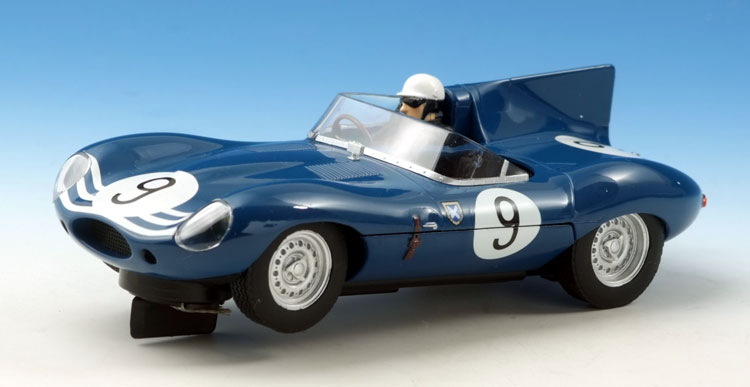 SCALEXTRIC Jaguar D-type #9 blue | Slotcars und Slotcar Zubehör