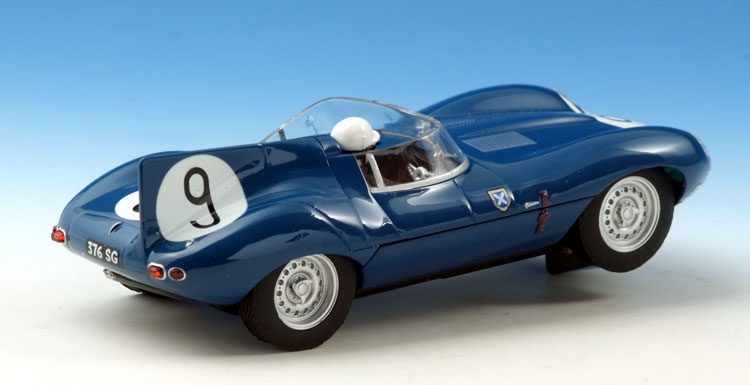 SCALEXTRIC Jaguar D-type #9 blue | Slotcars und Slotcar Zubehör