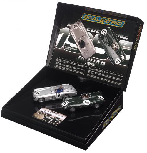 SCALEXTRIC Jaguar D-type - Mercedes 300 SLR | Slotcars und Slotcar Zubehör