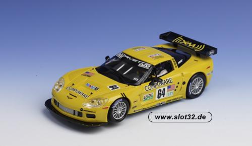 SCX Corvette C6R yellow Compuware | Slotcars und Slotcar Zubehör