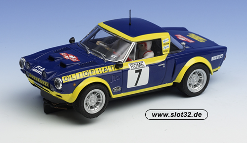 SCX Fiat 124 Spyder blue # 7 | Slotcars und Slotcar Zubehör