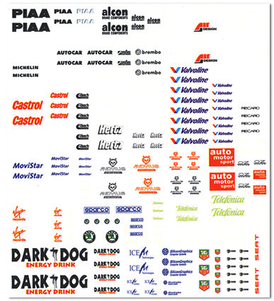 TEAMSLOT decal sheet various 6 | Slotcars und Slotcar Zubehör